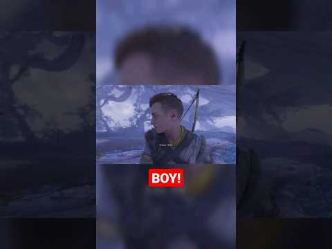KRATOS CALLS ATREUS BOY FOR THE FIRST TIME IN RAGNAROK #shorts #youtube #godofwar #gaming #boy
