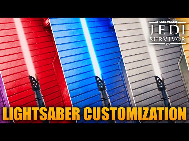 How to customize Lightsaber in Star Wars Jedi Survivor?