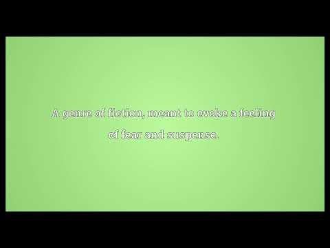 Horror Meaning