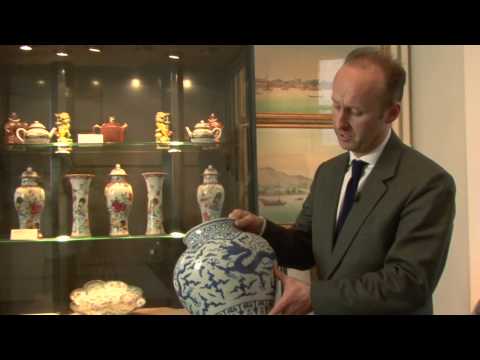 Looking At A Ming Dynasty Porcelain Dragon Vase