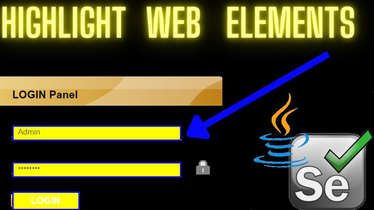 Highlight Web Elements using JavaScript Executor in Selenium || Selenium Highlight Web Elements