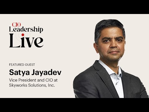 Agentic AI, the tech ecosystem, leadership -- all topics covered here with Satya Jayadev