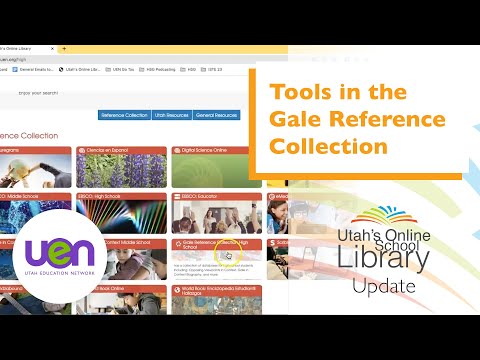 Tools in the Gale Reference Collection