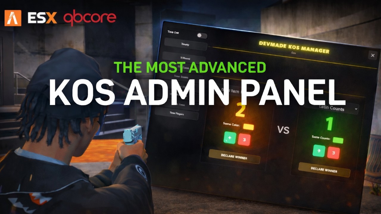 KOS Admin Panel | FiveM Script [ESX]