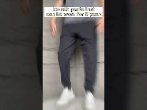 High-elastic casual pants, cool fabric, moisture-wicking, 360° random stretch, cool in summer.