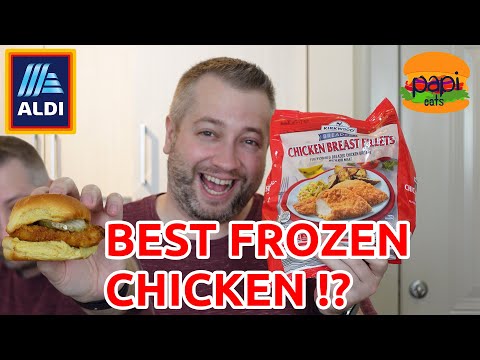 Aldi Red Bag Chicken Fillets - The Best Frozen Chicken Sandwich? - Review