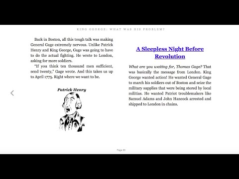2."A Sleepless Night before the Revolution," King George, What Was His Problem by Steve Sheinkin