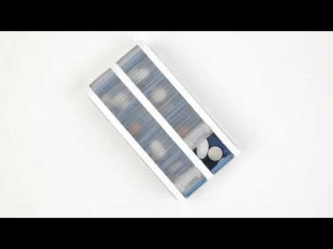 Small Pivotell pocket size daily pill box tablet organiser