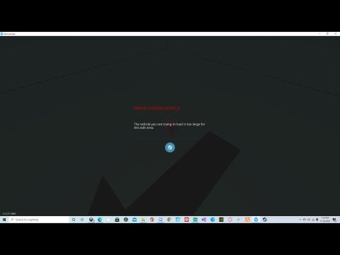 your in stormworks an error when trying to spawn in a big boat?