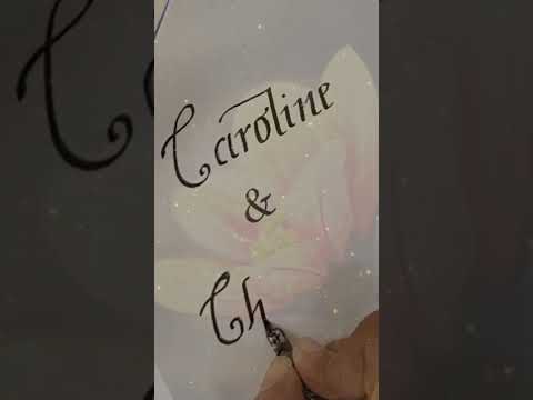 Caroline & Charlie BFF❤️❤️ |Name Art|🪄🪄📝📝#shorts - Req #122