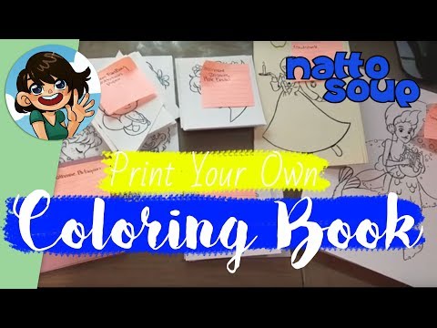 Print Coloring Pages at Home! Using a Toner Printer to Print Digital Lineart