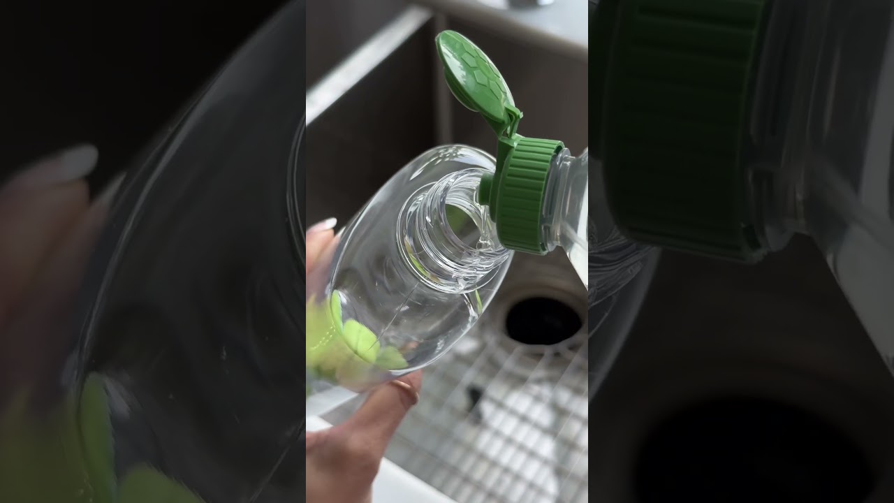 Clean Bottles Like A Magician! 🌟 Magic Beans Bottle Cleaner #kitchen #kitchenhacks #kitchentools