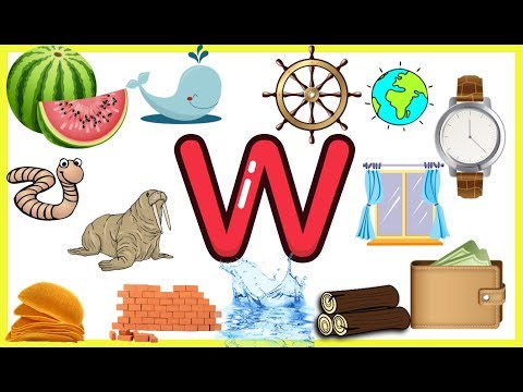Letter W-Things that begins with alphabet W-words starts with W-Objects that starts with letter W