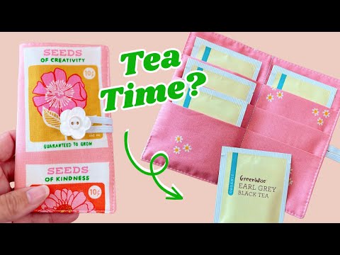 Adorable Tea Bag Wallets For All The Tea Lovers