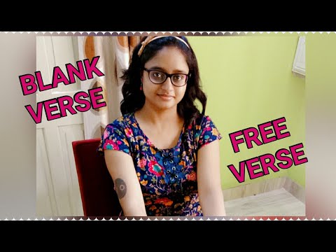 BLANK VERSE & FREE VERSE | EXPLAINED IN HINDI ||