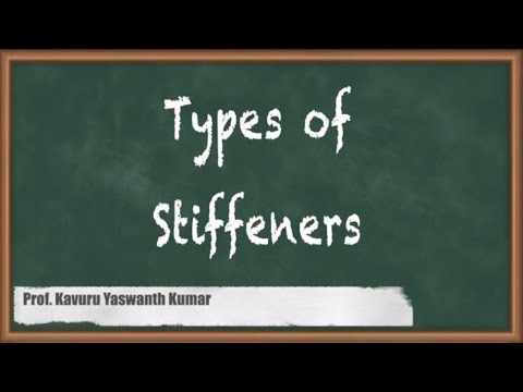 Types of Stiffeners - Design of Plate Girders - GATE Steel Structures Video Lecture - Steel ...
