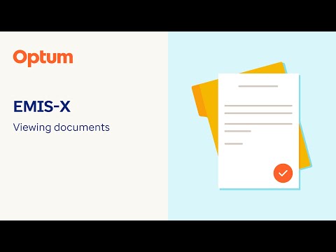 EMIS-X: Viewing documents