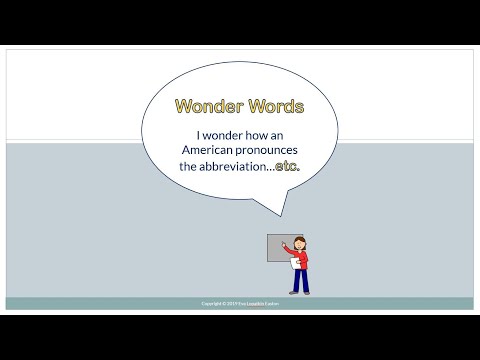 wonder word: abbreviation "etc."