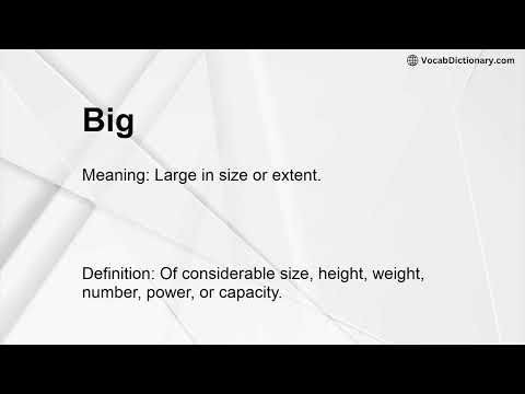 Big Meaning