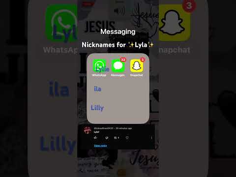Nicknames for lyla #viral #foryou #nicknames #foryoupage #shorts #fyp #shortsvideo