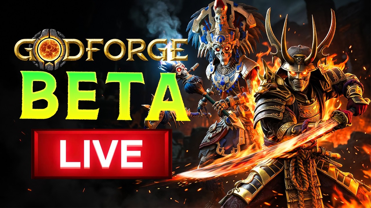 Godforge Beta is LIVE! Join me!