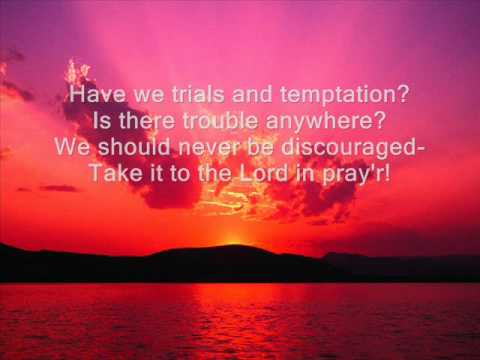 What A Friend We Have In Jesus