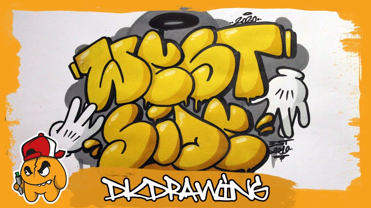 Drawing Graffiti Bubble Letters West Side