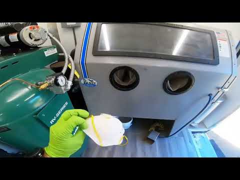 Abrasive Blast Cleaning Engine parts