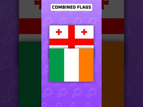 Merging Country Flags Into One! ๐๐ฅ#combinedflags #mergeflags