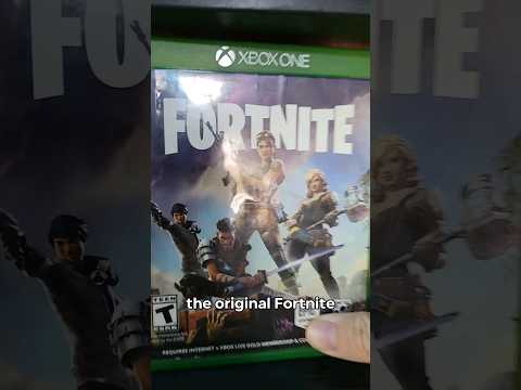 The only physical copy of Fortnite ever. #fortnite #battleroyale #savetheworld #xbox #playstation
