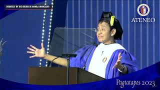 Maria Ressa tells Ateneo grads: Draw the line, embrace fear, beware the mob