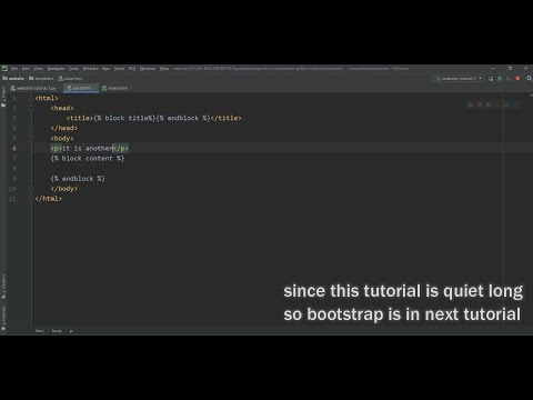 Flask tutorial 3#-Inheritance in html & bootstrap, CSS-part1