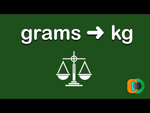 Grams to Kilograms | Convert weight from 'g' to 'kg'