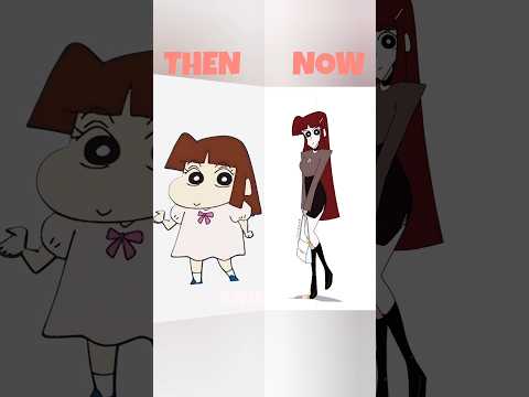 ๐นShinchan all friends then VS new best cartoon โค๏ธ๐ฅฐ #shinchan #shorts #viral #cartoon #friends #love