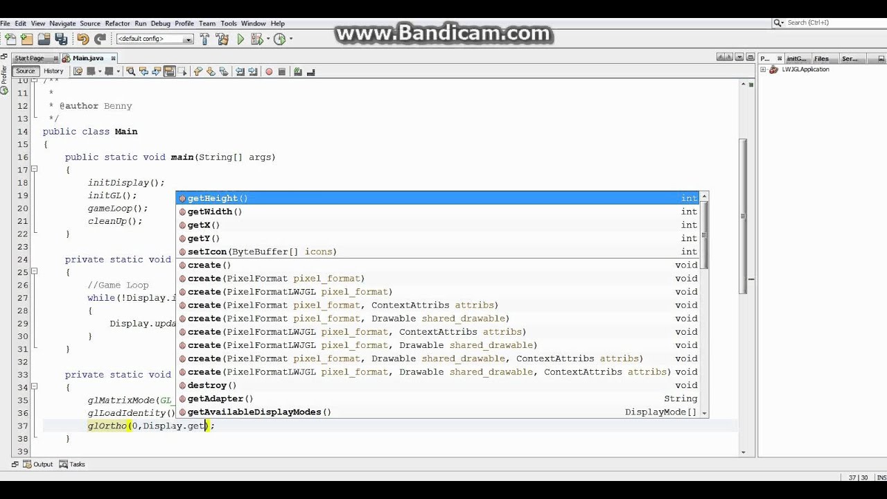 Java LWJGL/OpenGL Game Development Tutorial 3: Drawing a Square in OpenGL