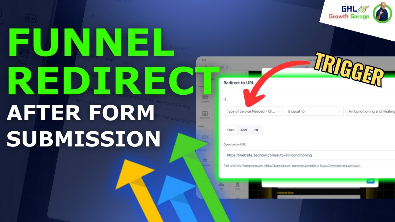 Trigger Funnel Redirects with Form Submissions in GoHighLevel