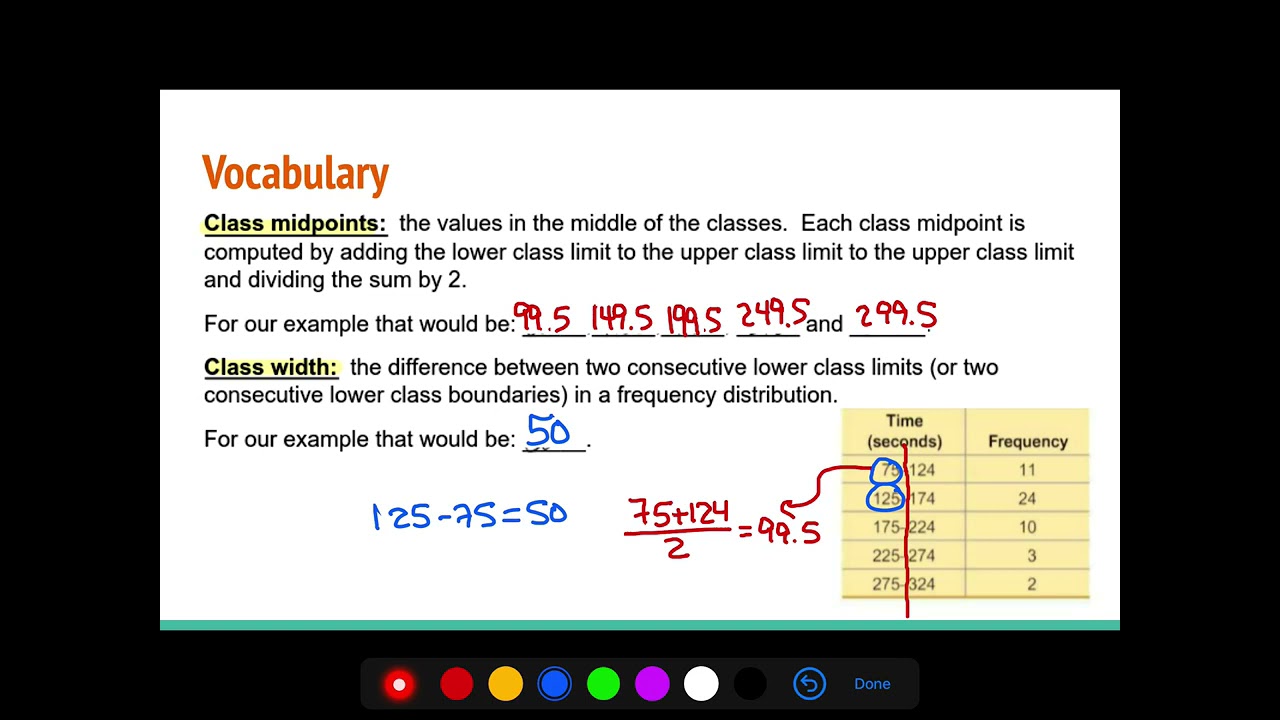 2 1 Organizing and summarizing data video
