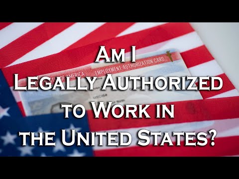 Can I Legally Work in the United States?