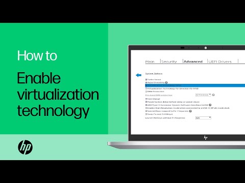 How to enable virtualization technology on HP laptop PCs | Product Category | HP Support