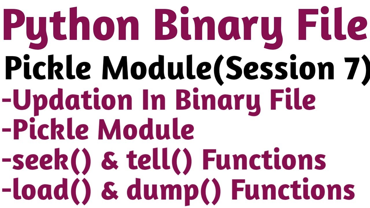 updating python binary file with pickle module | how to update complex objects using pickle module