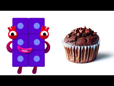 Number Blocks Characters AND Their Favourite Foods