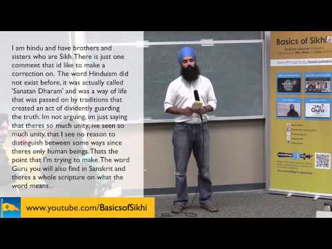 Is Sikhi a religion? - Q&A #9 UC Davis SSA