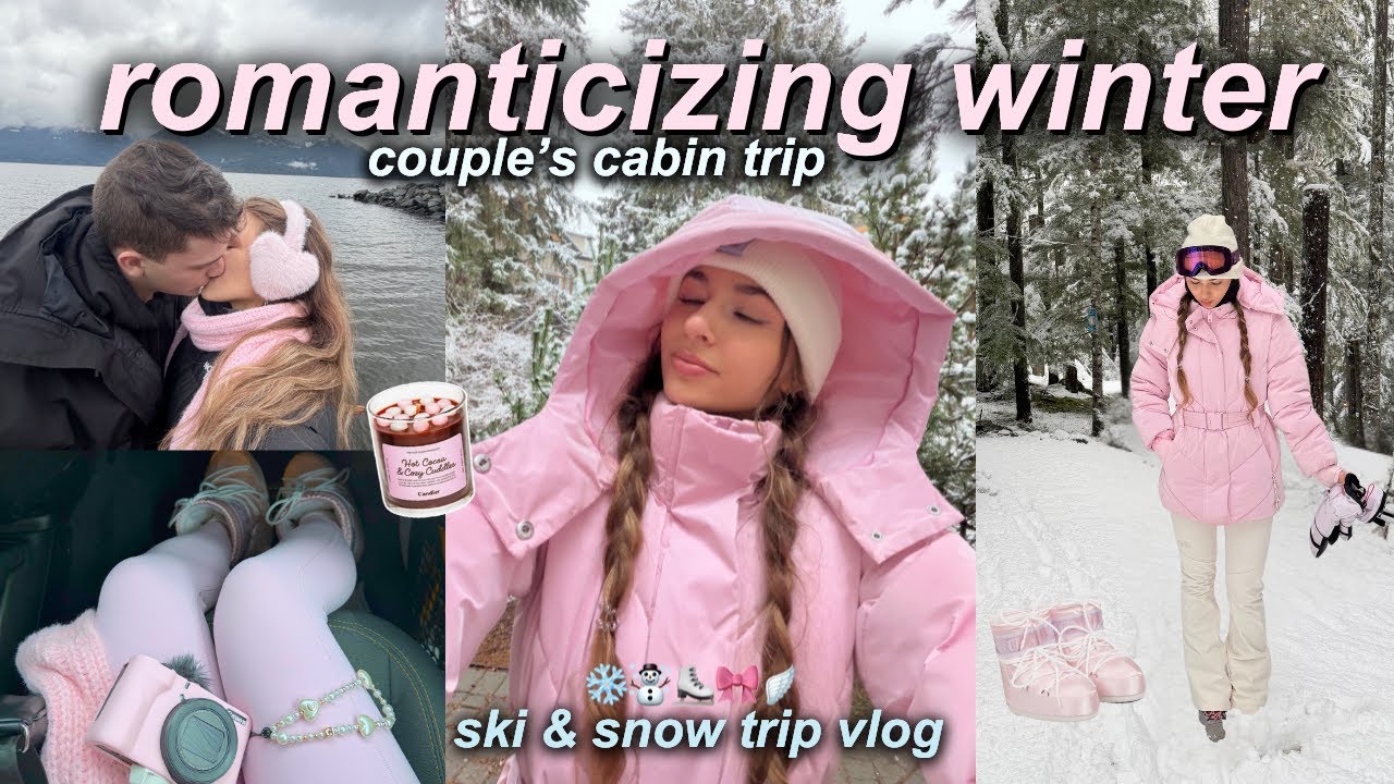 COZY WINTER GETAWAY ❄️ snowy cabin days, traveling canada, & ski trip vlog