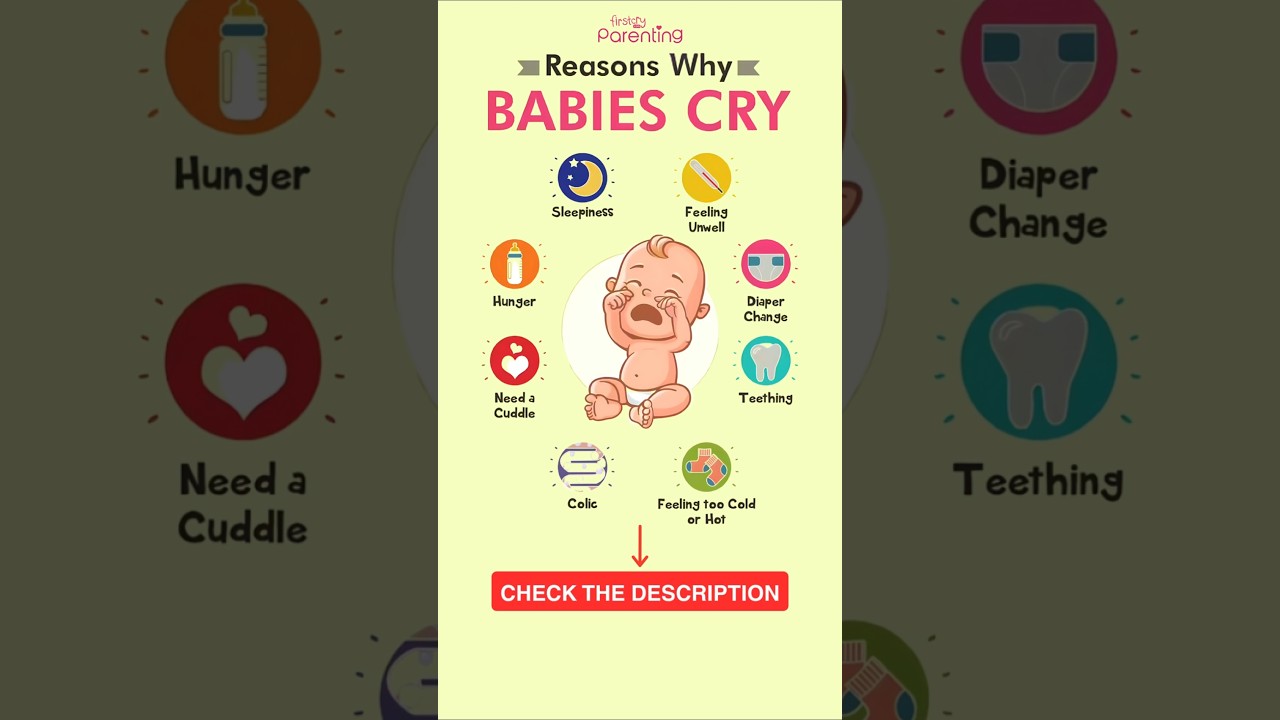 8 Common Reasons Your Newborn Baby Cries | Why Do Babies Cry | Newborn Baby Crying So Much