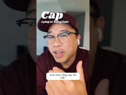 🧢 What Does "Cap" Mean? #english #englishslang #englishspeaking #englishvocabulary #ingles