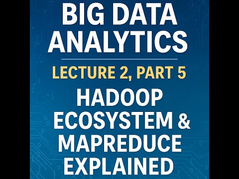 Big Data Analytics—Lecture 2, Part 5: Hadoop Ecosystem & MapReduce Explained