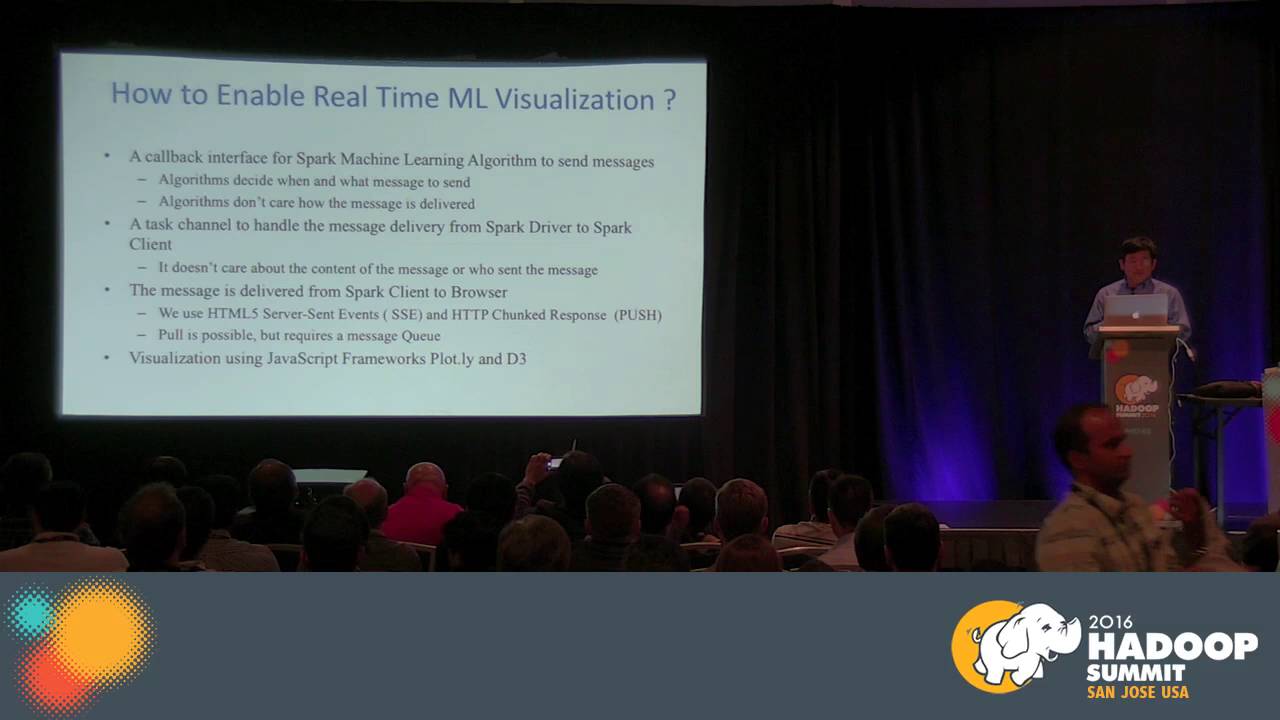 Real Time Visualizing Machine Learning with Spark