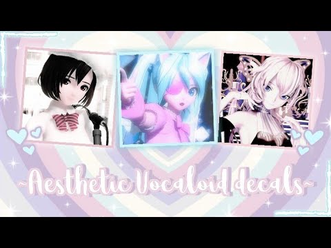 Aesthetic Vocaloid icon decals / decal ids | For your Royale high journal, Bloxburg, Etc. \(๑╹◡╹๑)ﾉ♬