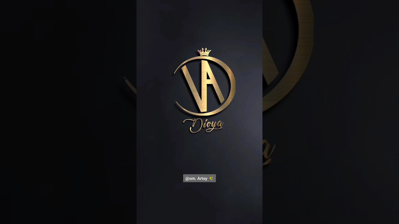 Divya name logo design🔥Comment your name for next? #shorts #youtubeshorts #logo #trending