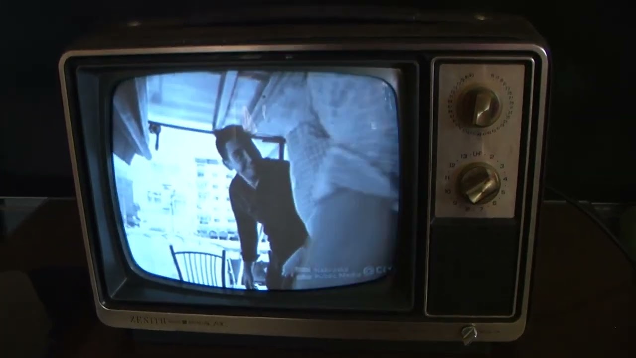 Quick Look at a portable Zenith black & white TV from 1981